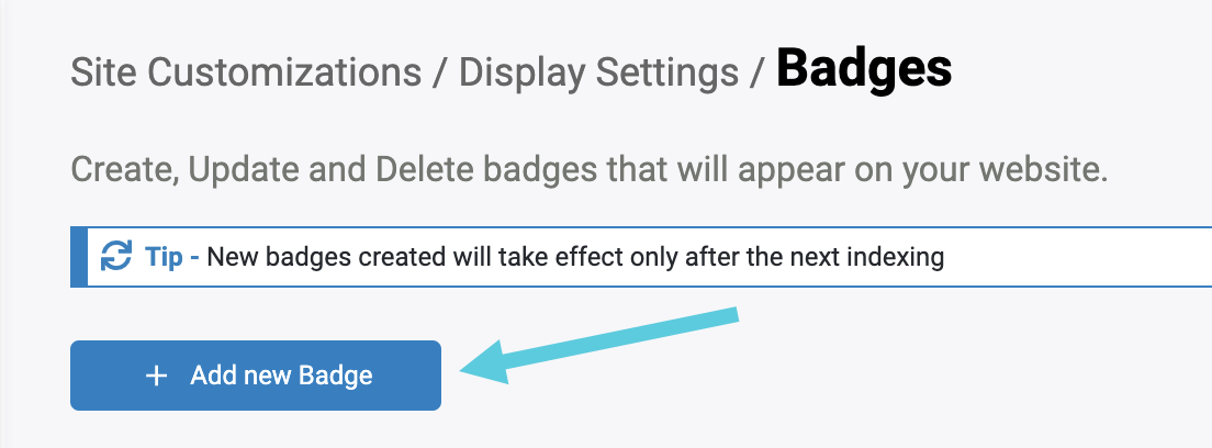 Badge Manager – Searchspring Help Desk