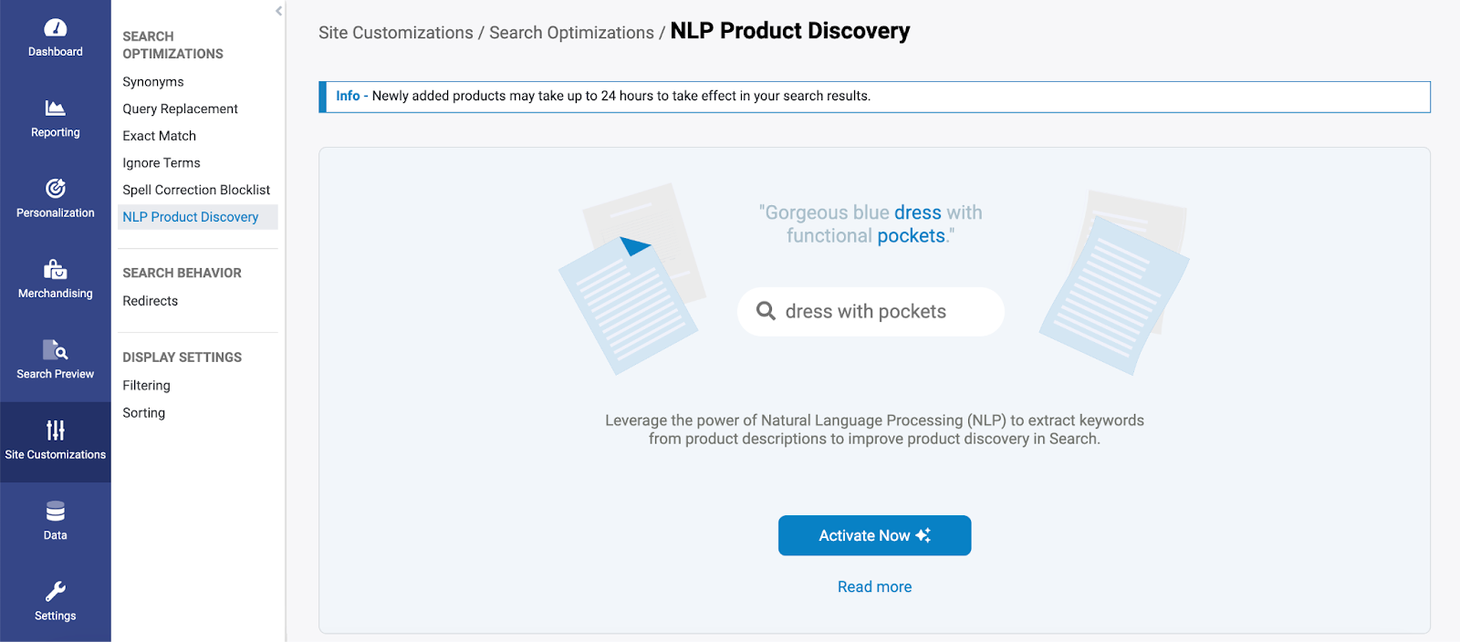 NLP Product Discovery – Searchspring Help Desk