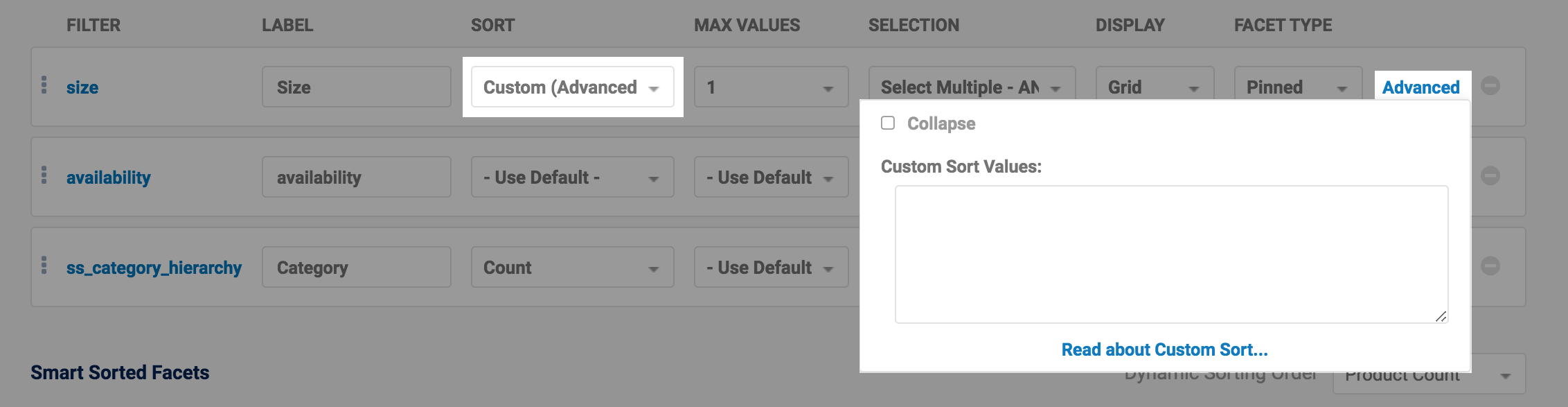 Filtering – Searchspring Help Desk