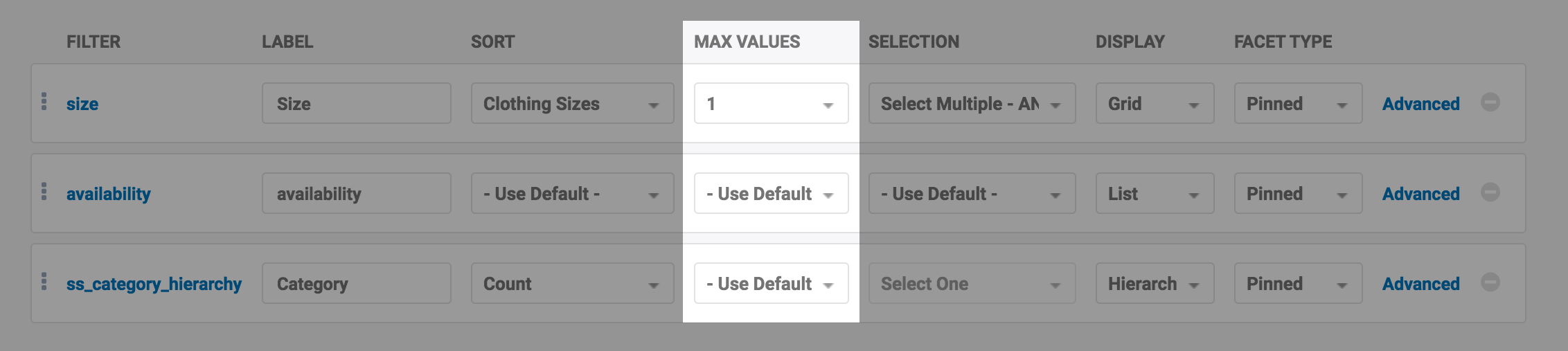 Filtering – Searchspring Help Desk