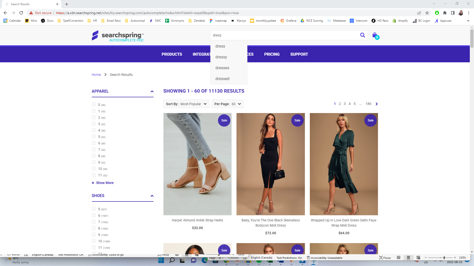 Autocomplete – Searchspring Help Desk